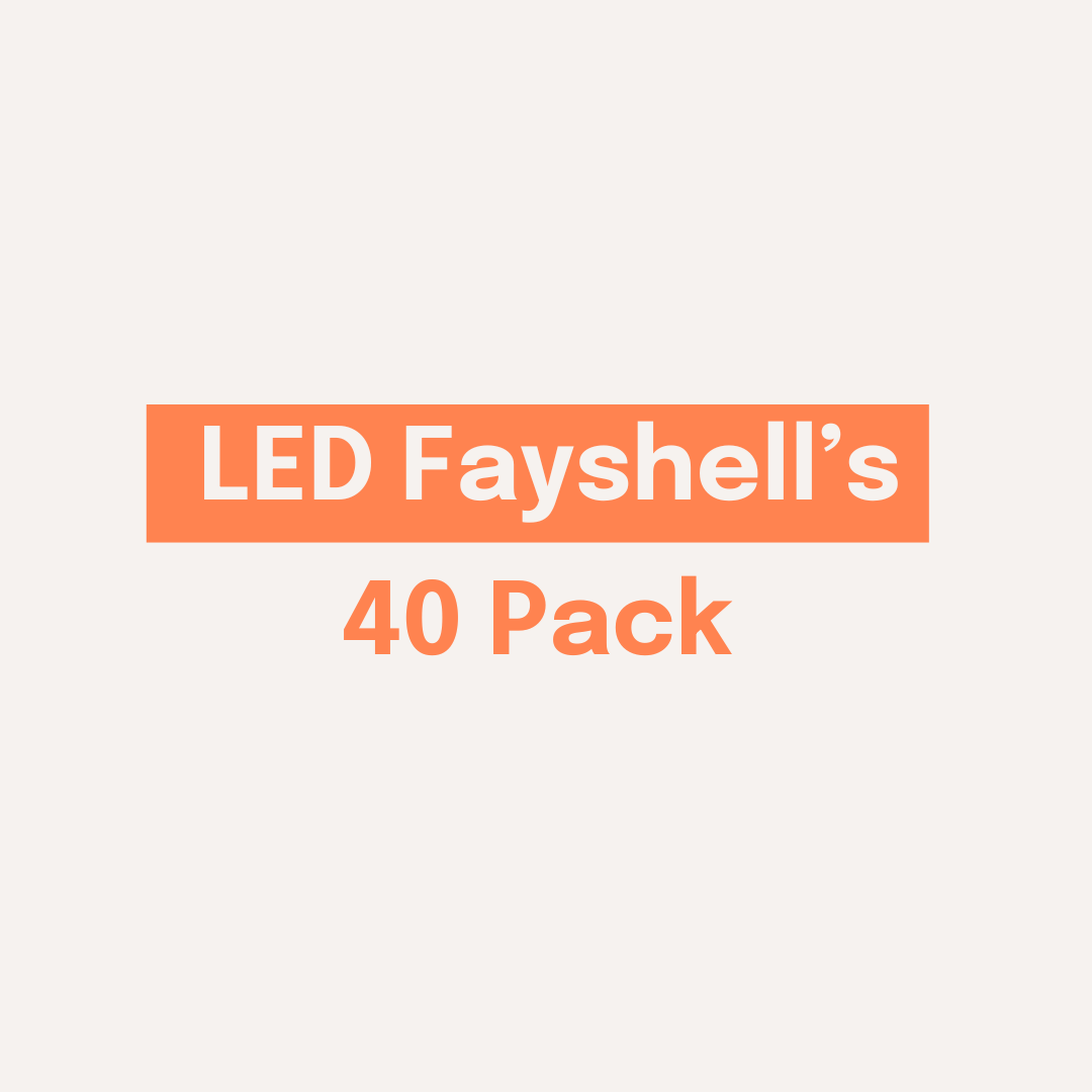 40 Pack LED Fayshell's